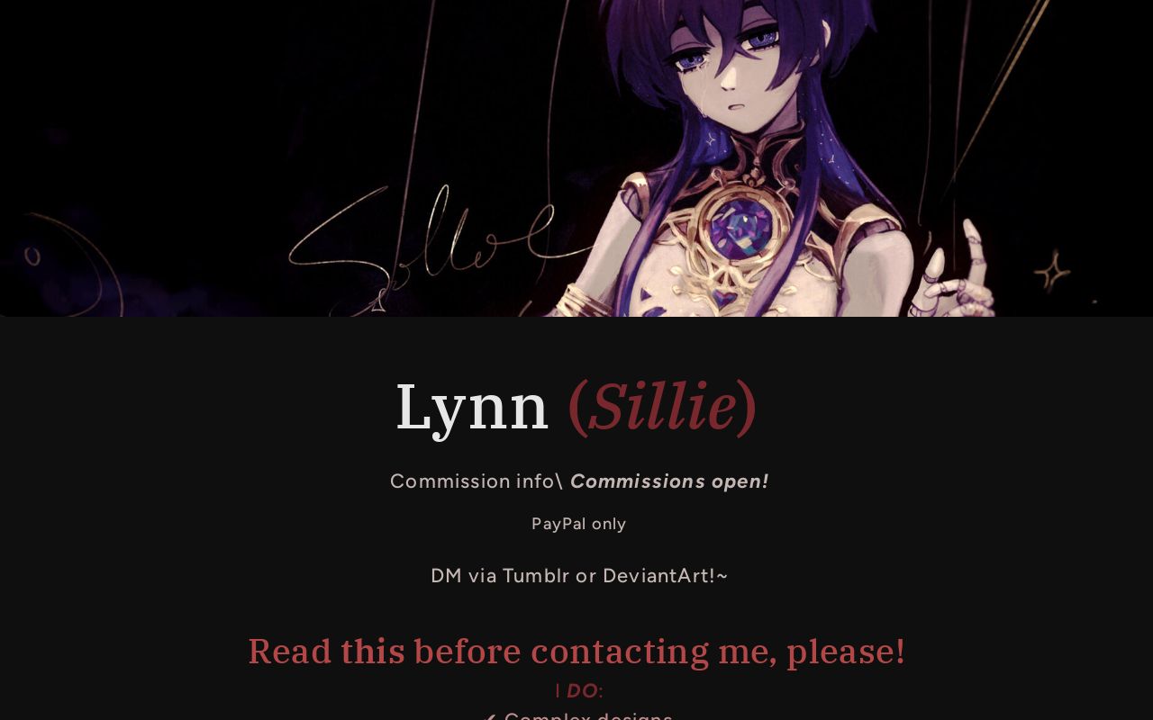 Lynn's Commission Info